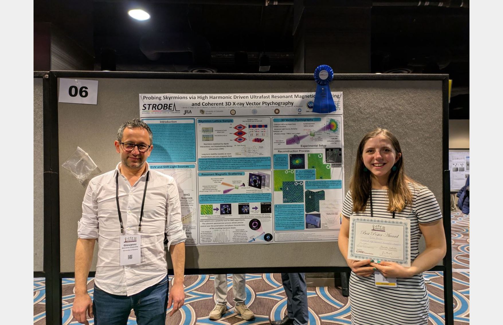 Congratulations to Iona Binnie for Receiving Best Poster Award at the ...